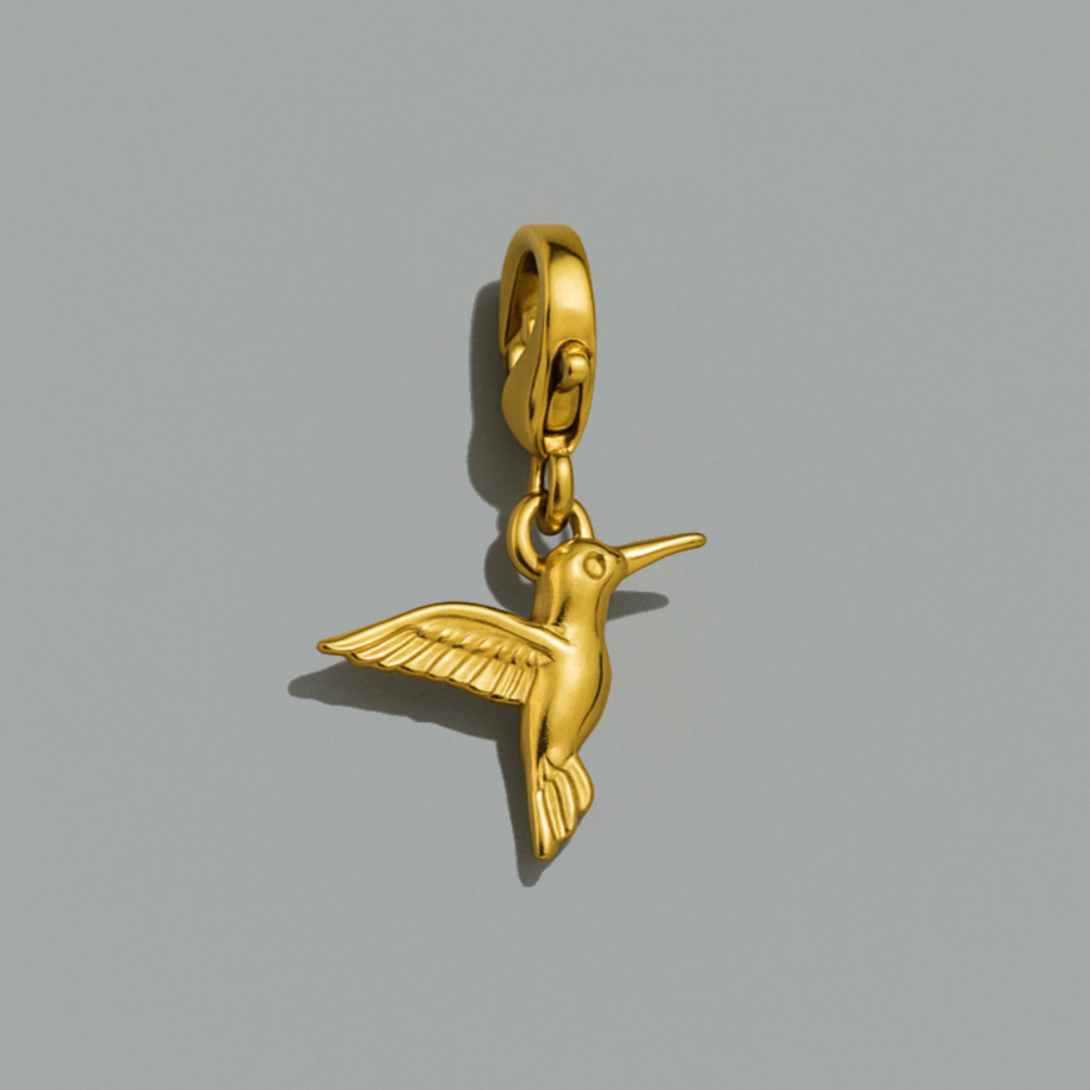 Charm Colibri | En acier collier & bracelet personnalisé – Lilloubella ...